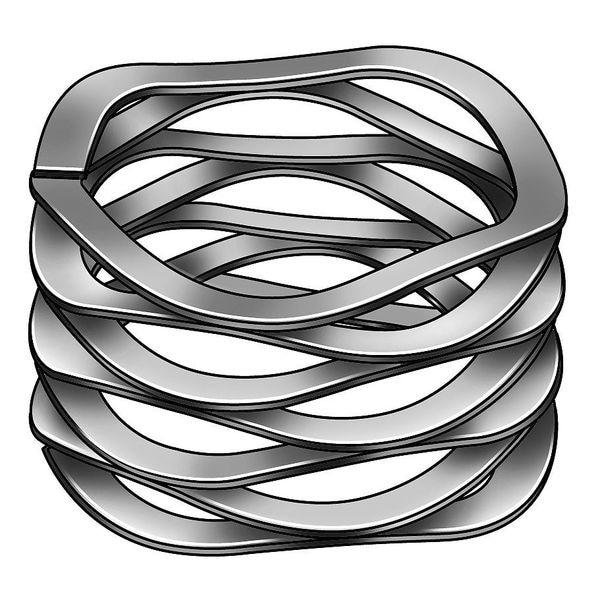 Zoro Select Disc Spring, Poly Wave Comp, 0.45 1UAV8 | Zoro