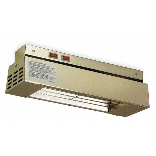 Dayton Electric Infrared Heater, Aluminum, 3412 / 1706 BtuH, 120, 1000/ ...