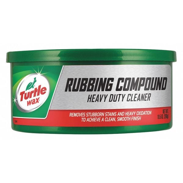 Turtle Wax 10.5 Oz. Heavy Duty Rubbing Compound Tub, Red, - T230A | Zoro