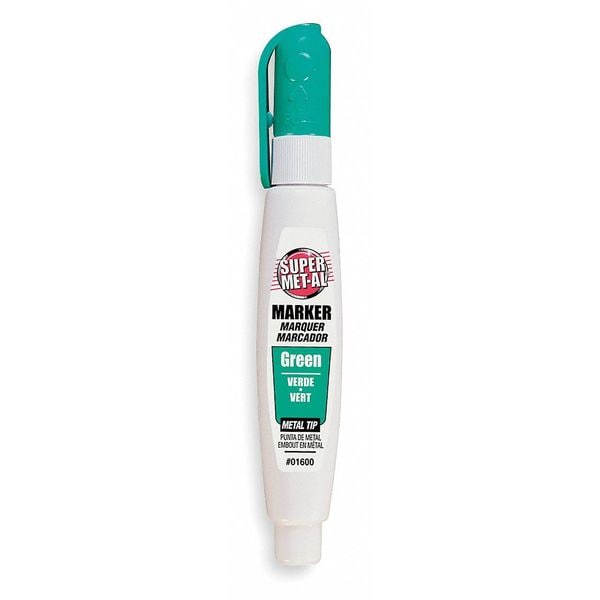 Super Met-Al Marker Paint Marker, Micro Tip, Green Color Family, Paint ...