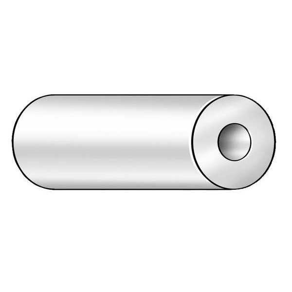 Zoro Select White UHMW Polyethylene Tube Stock 6 ft L, 1/2 in Inside ...