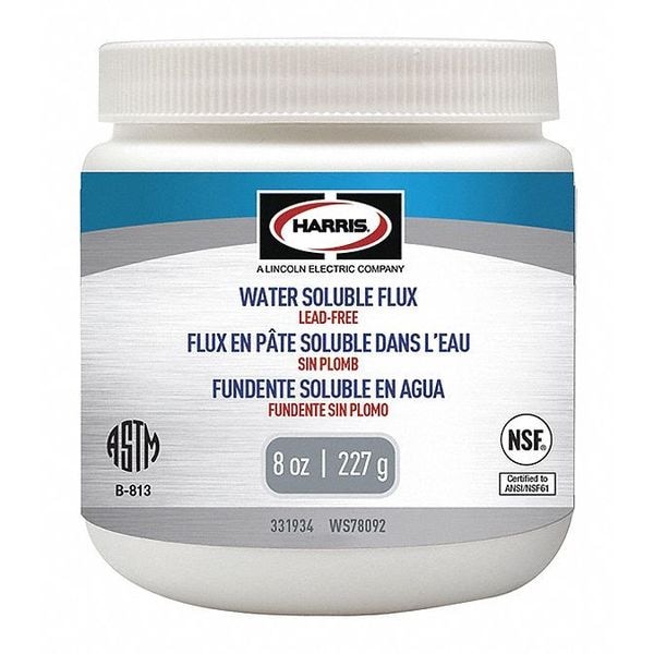 Harris Water Soluble Lead Free Flux, 8 Oz 331934 | Zoro