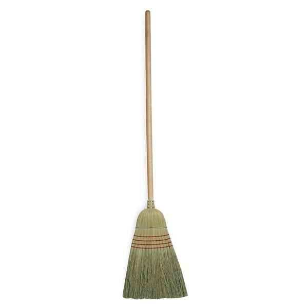 Tough Guy 12 in Sweep Face Broom, Medium/Stiff Combination, Natural ...