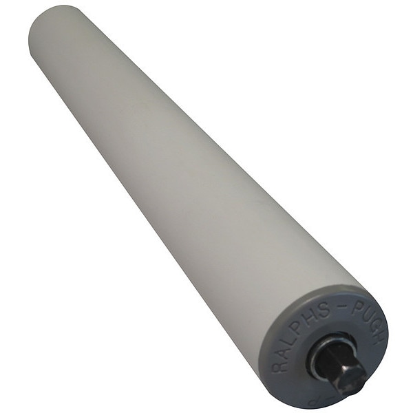Ashland Conveyor PVC Plastic Roller, 1.9In Dia, 24BF K40P24 | Zoro