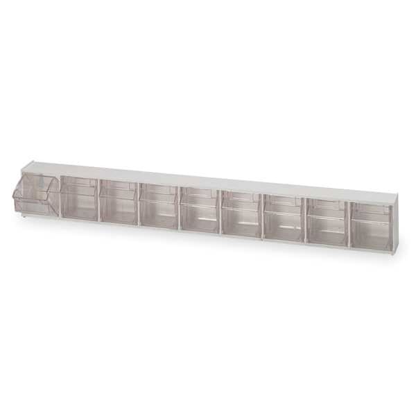 Quantum Storage Systems Bins, 9 Tip Out, Ivory QTB309IV | Zoro