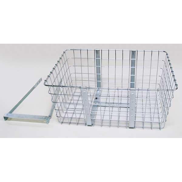 Worksman Wire Grid Basket, 21 x 15 x 9 In. G2 | Zoro