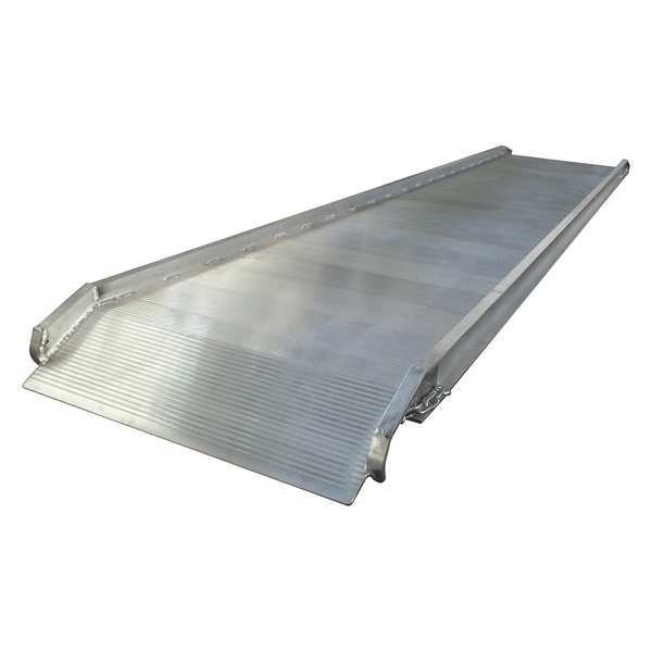 Zoro Select Walk Ramp, Apron End, 1400lb, 28 In x 12 ft 1VKD5 | Zoro