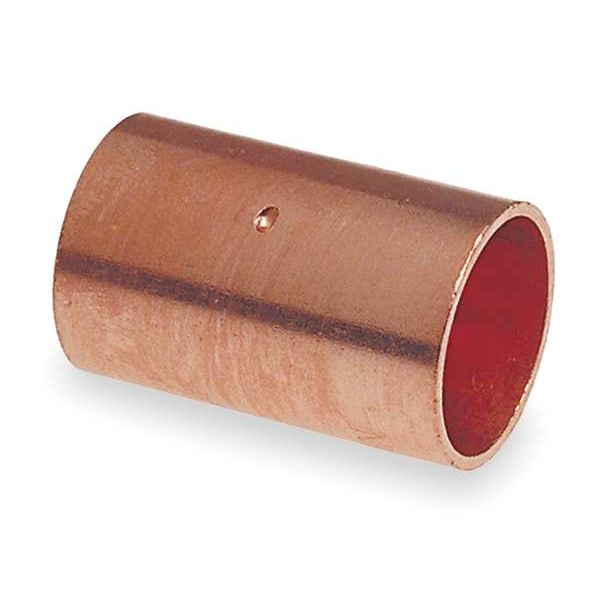 Nibco 1-1/2" NOM C Copper Dimple Stop Coupling 600DS 11/2 | Zoro