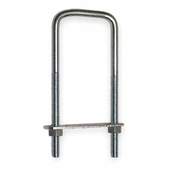 Zoro Select U-Bolt, 5/16 in, Zinc Steel 1WBE3 | Zoro