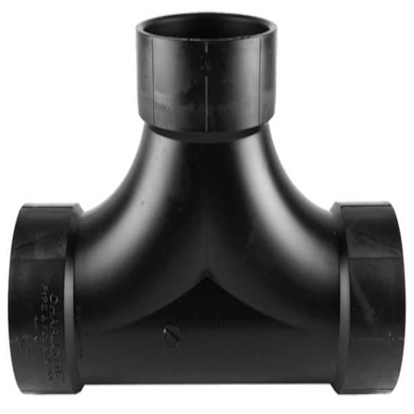 Zoro Select Two Way Cleanout Tee, 4 In Hub 1WHR9 | Zoro