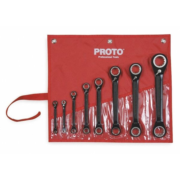 Proto Ratcheting Wrench Set, Pieces 8 JSBV-8S | Zoro