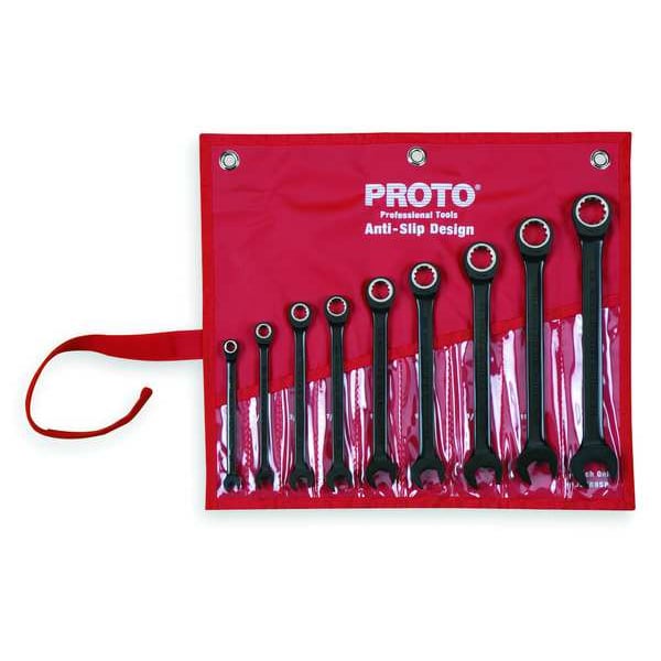 Proto Ratcheting Wrench Set, Pieces 9 JSCR-9S | Zoro