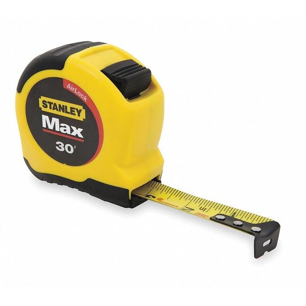 Stanley 30 ft. Tape Measure, 1" Blade 33-800 | Zoro