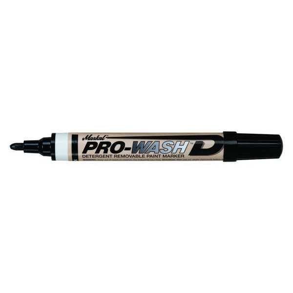 Markal Paint Marker, Medium Tip, Black Color Family, Paint 97013 | Zoro