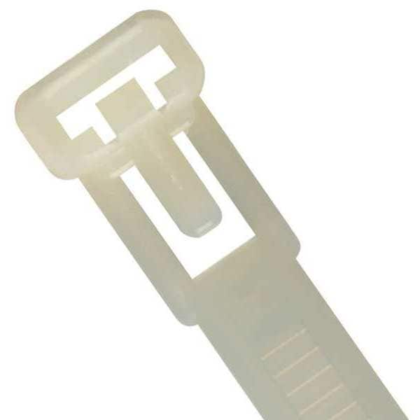 Power First Cable Tie, 8 in L, 1 7/8 in Max Bundle Dia., Natural, Nylon ...