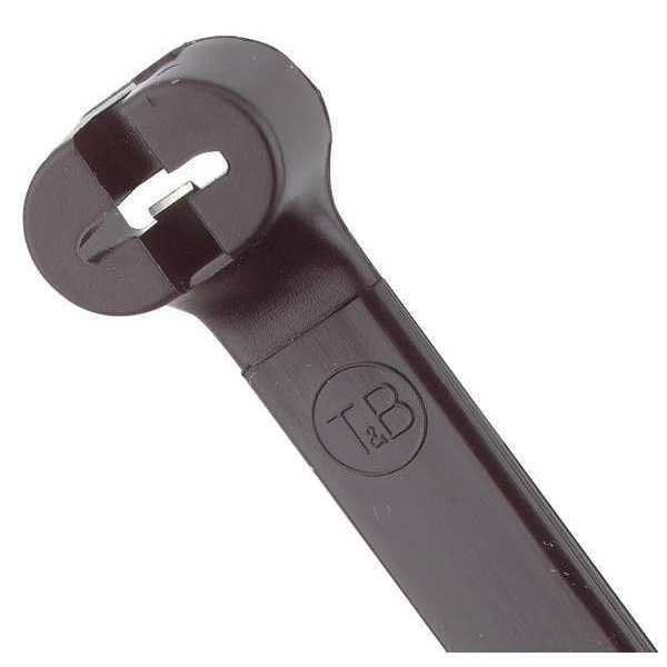 Ty-Rap Cable Tie, 13-1/2 in L, 4 in Max Bundle Dia., Black, Nylon 6/6 ...