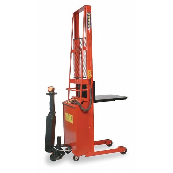 Wesco Platform Lift, 1000 lb. Load Capacity, Push Button Lift Control ...