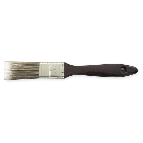 Zoro Select 1" Flat Sash Soft, Polyester Bristle, Paint Brush, Plastic ...