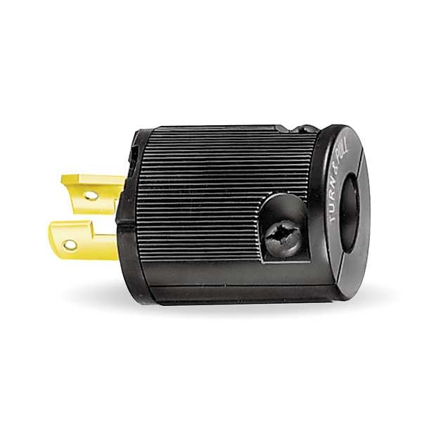 Hubbell Wiring Device-Kellems Midget Locking Plug, ML1-15P, 15 A, 125V ...