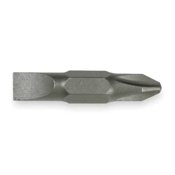 Klein Tools Bit No 2 Phillips 1/4" Slotted, 2PK 32483 | Zoro