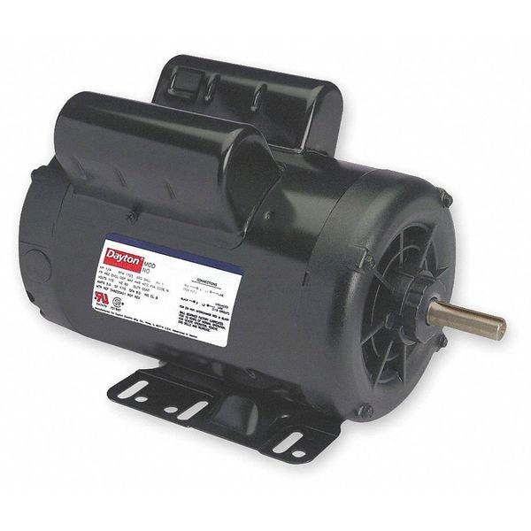 Dayton Aeration Fan Motor, Permanent Split Capacitor, 3 HP, 230, 3450 ...