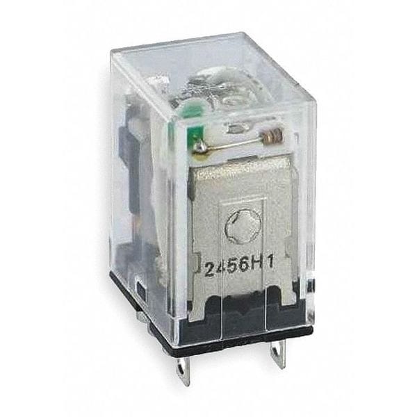 Omron Plug-In, General Purpose Relay, Square, 10 A, 8, Quick Connect LY2N-DC24 | Zoro