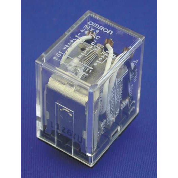 Omron Plug-In, General Purpose Relay, Square, 5 A, 11, Quick Connect MY3-AC24 | Zoro