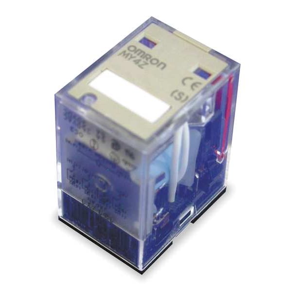 Omron Plug-In, General Purpose Relay, Square, 5 A, 14, Quick Connect MY4Z-DC24(S) | Zoro