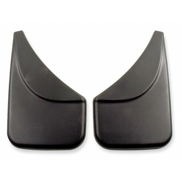 3M Splash Guards, 10" X 15", Molded Rubber, Black, 1 PR 1105242 | Zoro
