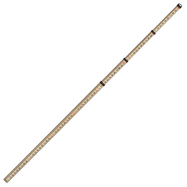 Johnson Level & Tool Telescoping Leveling Rod, Aluminum, 16 ft. 40-6320 ...