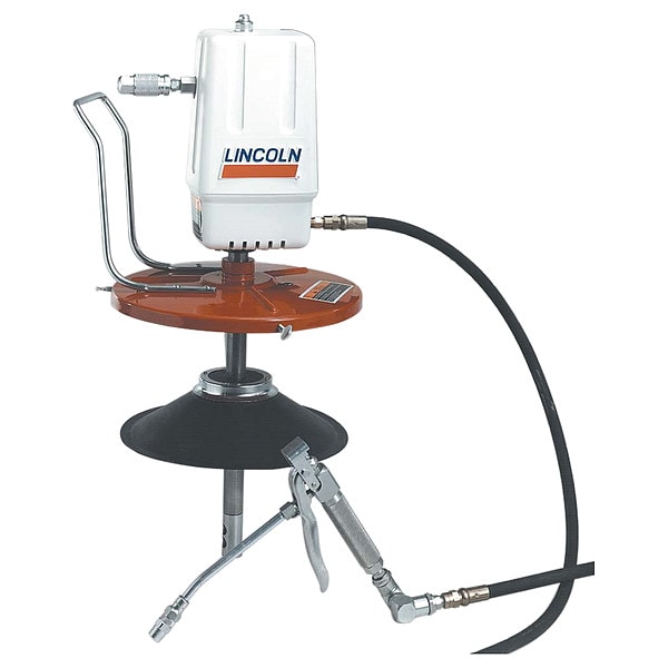 Lincoln Industrial Portable Grease Pump, 25 to 50 lb., 50:1 989 | Zoro