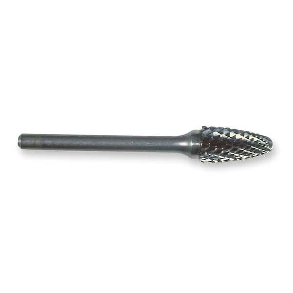 Widia Carbide Bur, Round Nose Tree, 1/2, dbl Cut M41389 | Zoro