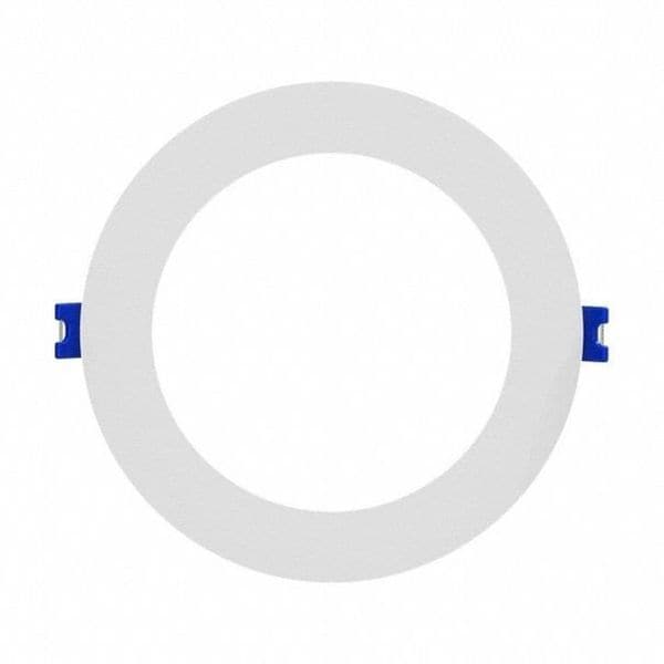 Lightolier LED Surface Disc Downlight, 120V, 1/2" H FD6R11ESCT1W | Zoro