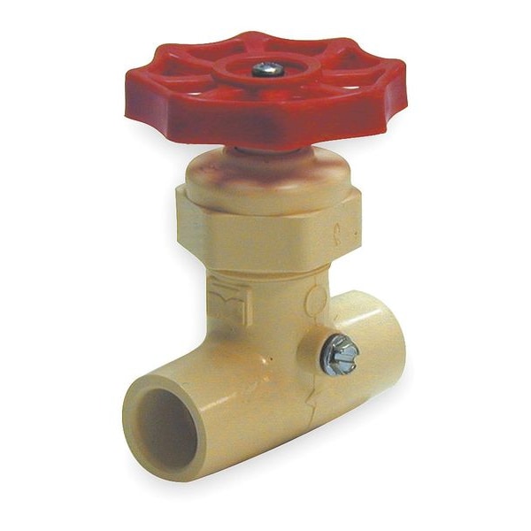 Mueller Industries Stop and Waste Valve,3/4 In,Solvent (105-324) | Zoro