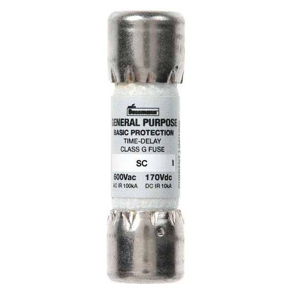 BUSSMANN 20A G Time-Delay UL Class Fuse, 600V AC, SC series - SC-20