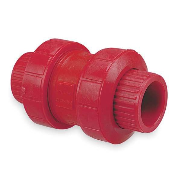 Zoro Select 3/4" Socket Kynar Ball Check Valve S65BC-V 3/4 | Zoro