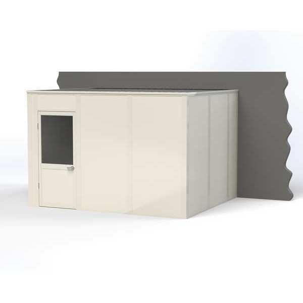 Porta-King 3-Wall Modular In-Plant Office, 8 ft H, 12 ft W, 10 ft D ...