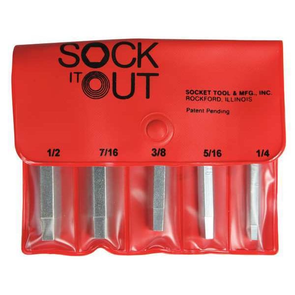 Sock It Out Screw Extractor Set, 5 Pc DEB-2 | Zoro