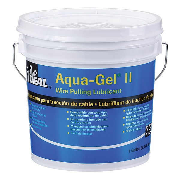 Ideal Wire Pulling Lubricant, 1 gal Bucket, Blue 31-371 | Zoro