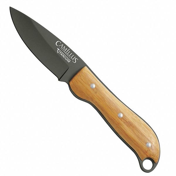 Camillus Fixed Blade Knife, Fine, Skinning, 3-1/2 In 18506 | Zoro