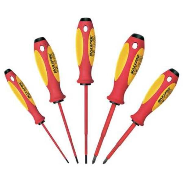 Knipex Insulated Screwdriver Set,Slotted/Phillips,5 pcs (9K 98 98 32 US ...