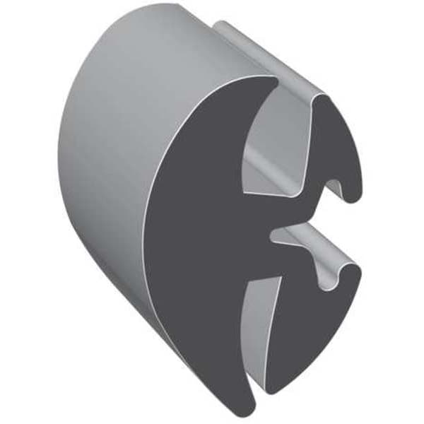 Double Piece (requires key) Window Locking Gasket, Fits Glass 3/16"-1/4 ...