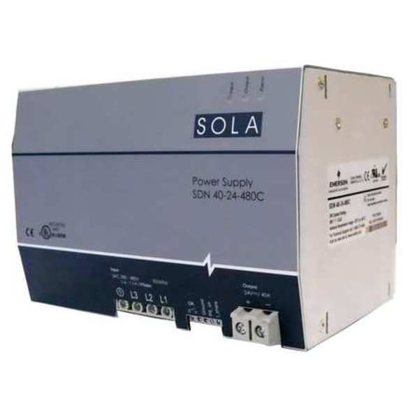 SOLA/HEVI-DUTY DC Power Supply,24VDC,40A,47-63Hz (SDN40-24-480C) | Zoro