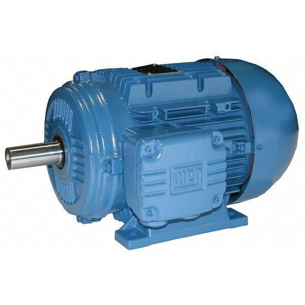 Weg 3-Phase Metric Motor, 3 HP, 100L Frame, 460 Voltage, 1745 Nameplate ...