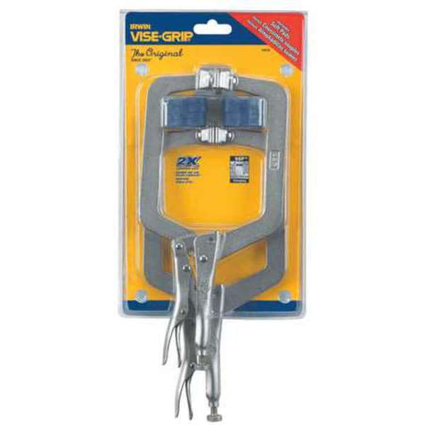 IRWIN VISE-GRIP Locking Clamp Set,9",4-1/2" Cap.,2 Pc. (45619) | Zoro