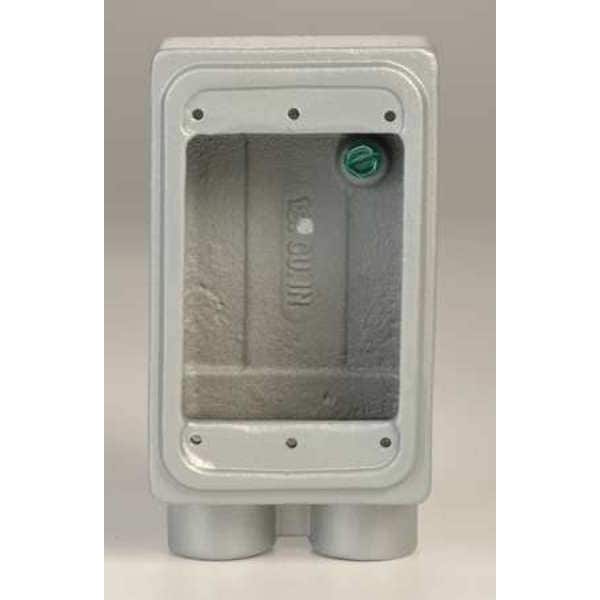 Appleton Electric Weatherproof Electrical Box, 18.0 cu. in., FSS Box ...