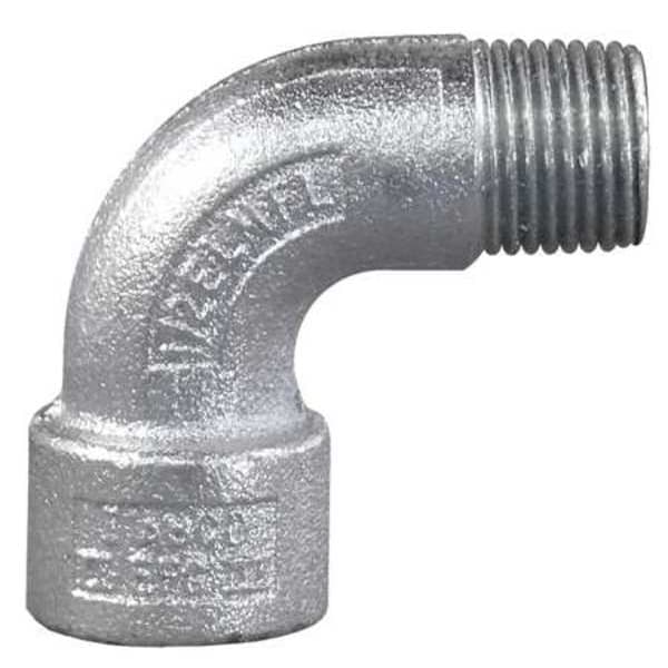Appleton Electric IMC 90 Deg Elbow, 1/2 in, Threaded, Iron, Electro ...