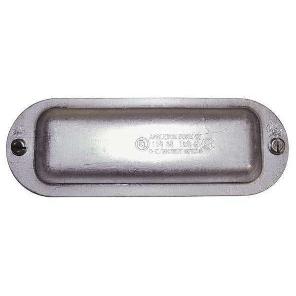 Appleton Electric Conduit Body Cover, 1-1/2 in., Form 35 K125&150 | Zoro