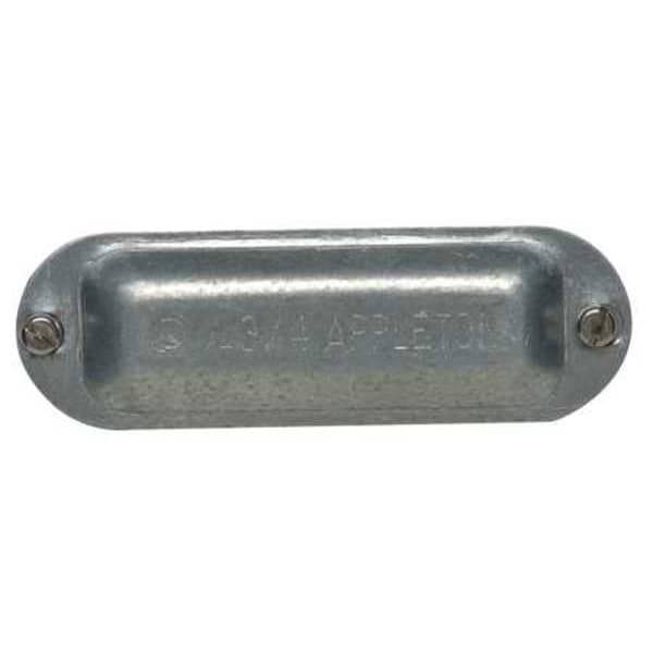 Appleton Electric Conduit Body Cover, 3/4 in., Steel, Form 35 K75 | Zoro