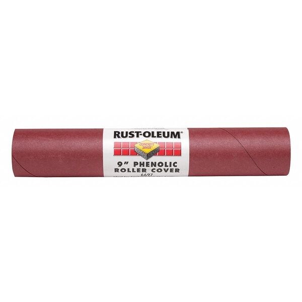 Rust-Oleum 9 in Paint Roller Cover, No Nap Nap, Fiber 6697005 | Zoro